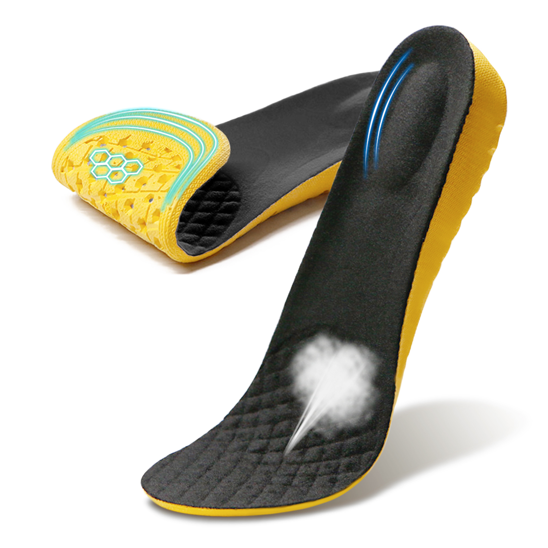 Kalevel Shoe Height Inserts Invisible Height Increased Honeycomb