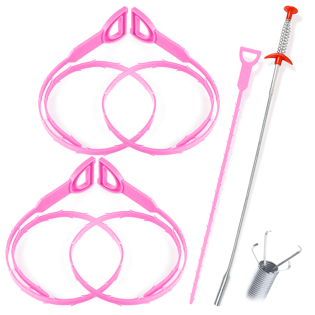 Kalevel Sink Drain Clog Remover Cleaner Snake Hair Drain Remover Tool ...