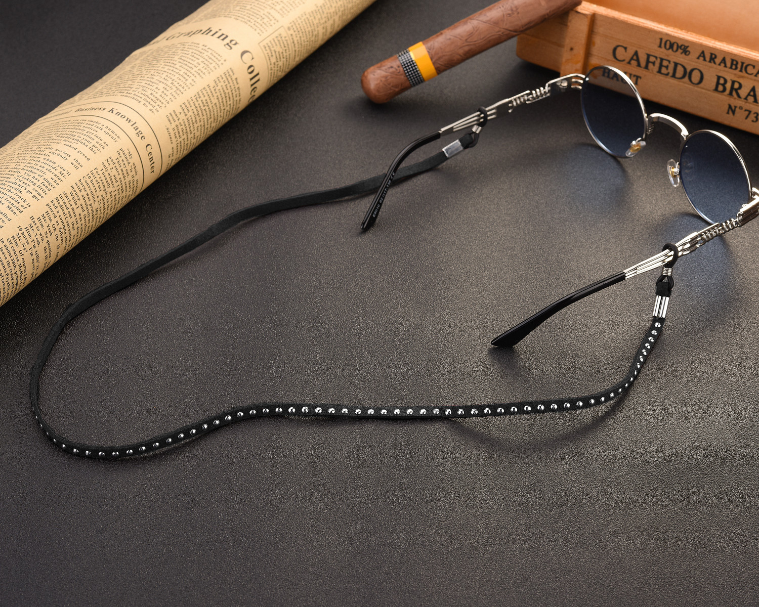 Kalevel Glasses Strap Lanyard Leather Eyeglass Holder Eyewear Retainer Men Women