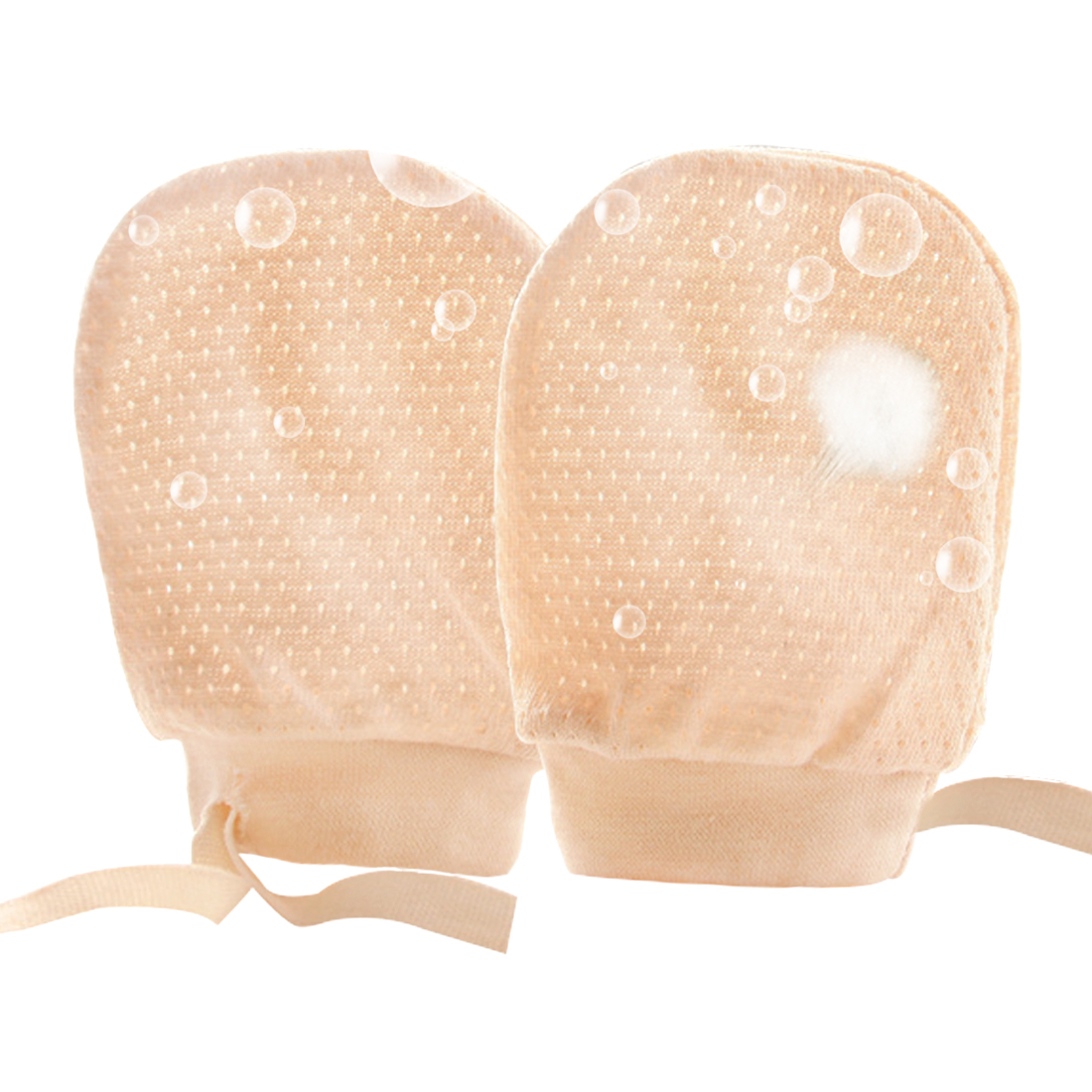 Kalevel Newborn Baby Mittens No Scratch Infant Cotton Gloves Breathable ...