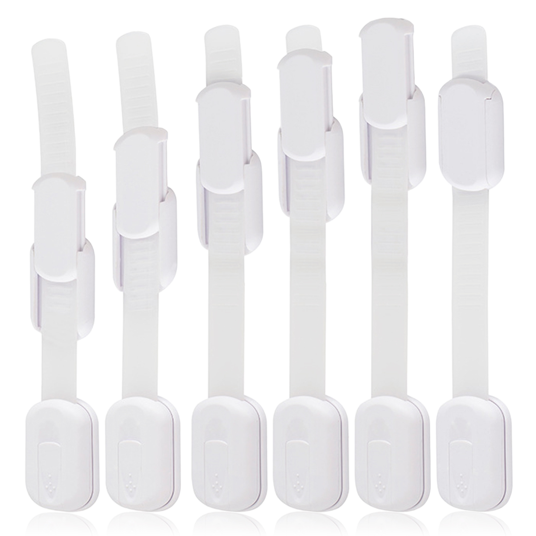 Kalevel 6pcs Baby Proofing Cabinet Lock No Drill Adjustable Child ...