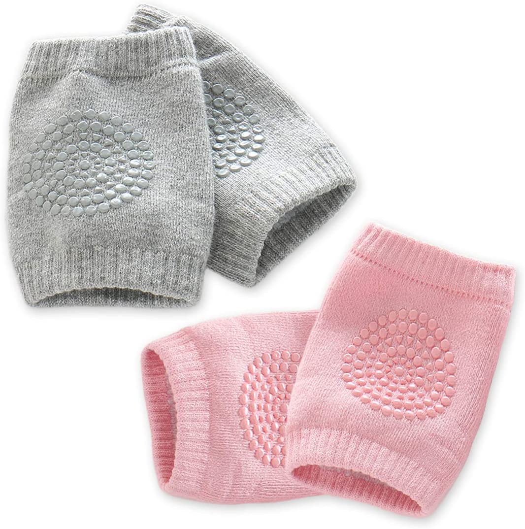 Kalevel Baby Crawling Knee Pads Anti Slip Knee Protectors Infant ...