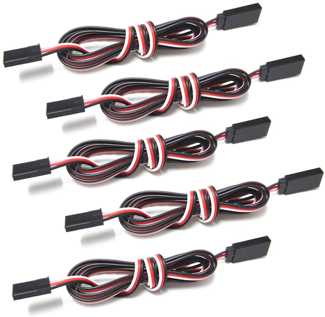 Kalevel Servo Extension 50cm Lead Wire 3 Pin Cable Connector Remote ...