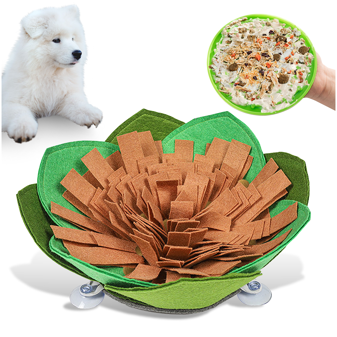 Kalevel Snuffle Mat Dog Foraging Toy Sniffing Training Pad and Pet Lick ...